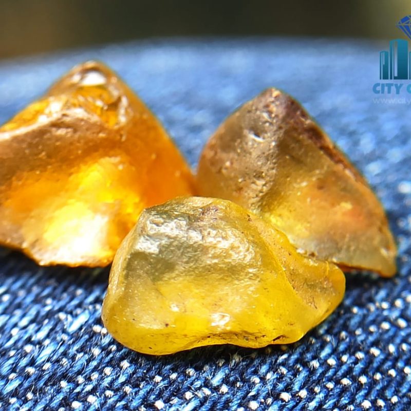 Natural Facet Grade Rough Zircon Collection from Sri Lanka