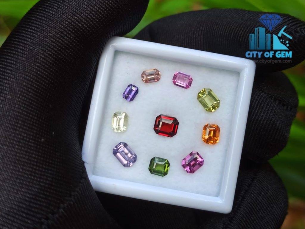 High Quality Ceylon Natural Mix Variety of Octagon Shape Gemstones ...