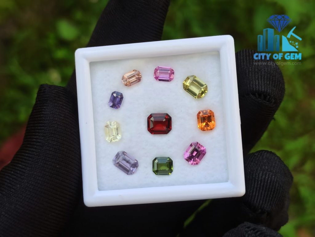High Quality Ceylon Natural Mix Variety of Octagon Shape Gemstones ...