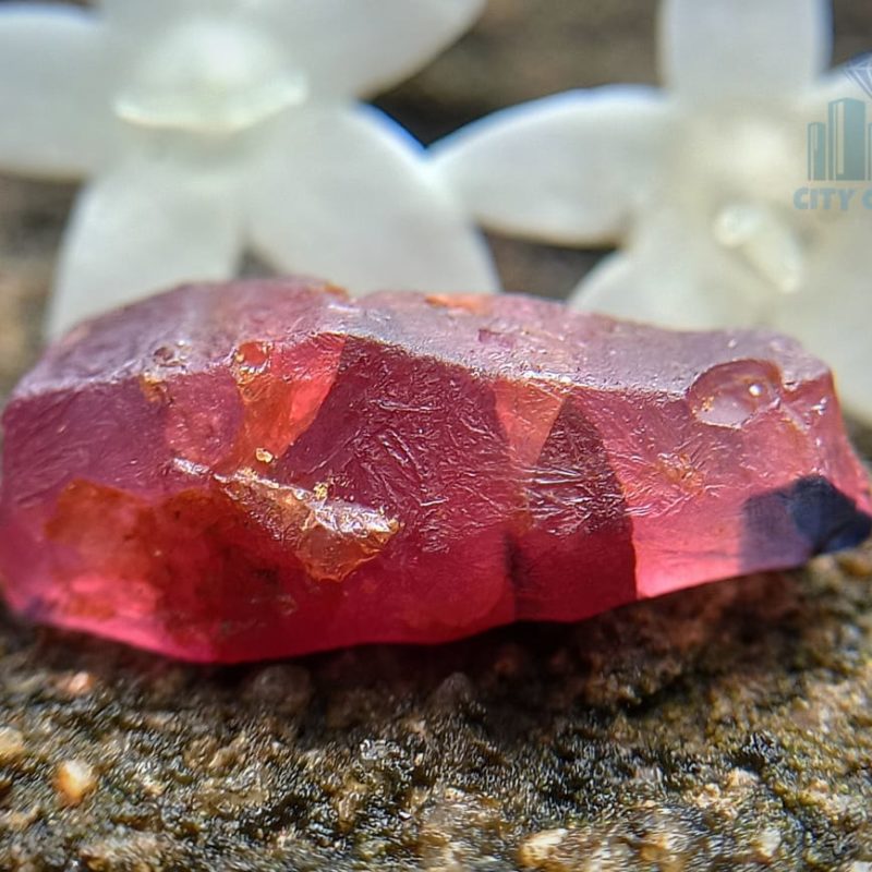 Natural Ruby Crystal from Kolonna Mining, Sri Lanka - Corundum Crystal
