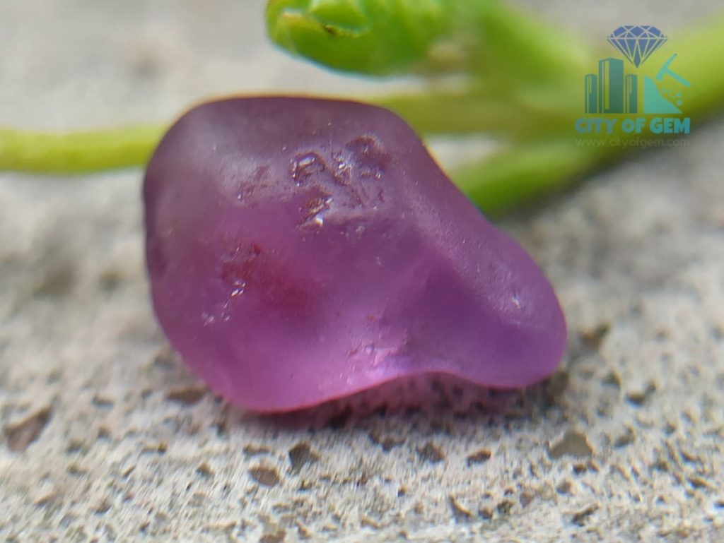 Facet Grade Ceylon Natural Sapphire Rough Stones - Pink to Purple Color ...