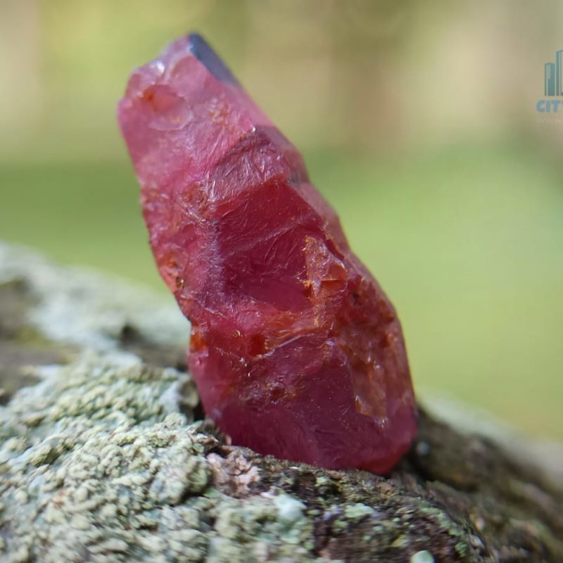Natural Ruby Crystal from Kolonna Mining, Sri Lanka - Corundum Crystal