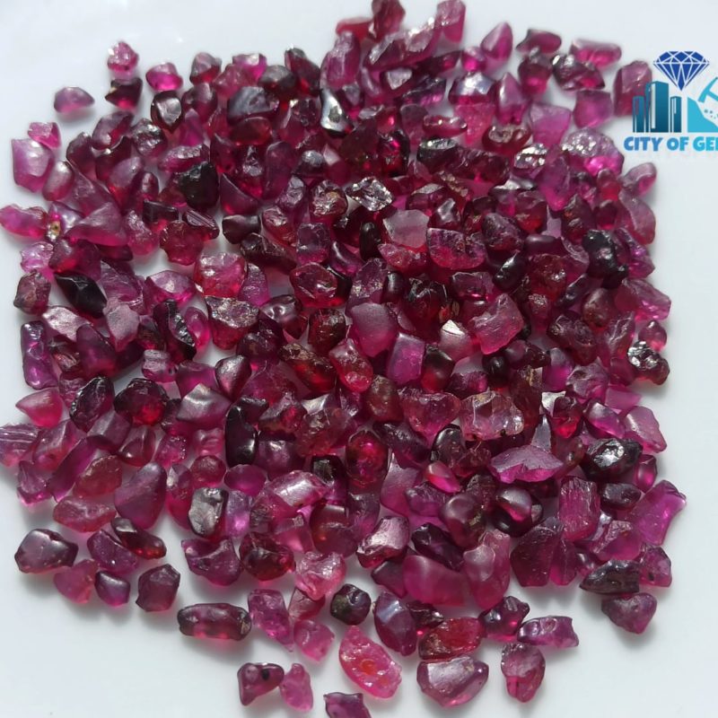 Natural Ruby Rough Collection