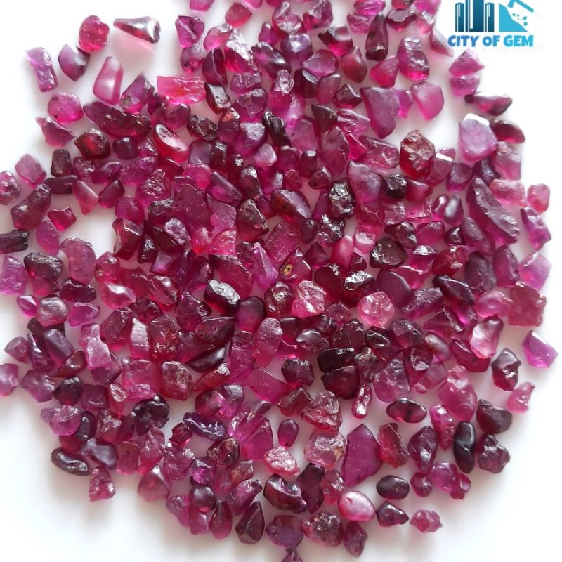 Natural Ruby Rough Collection