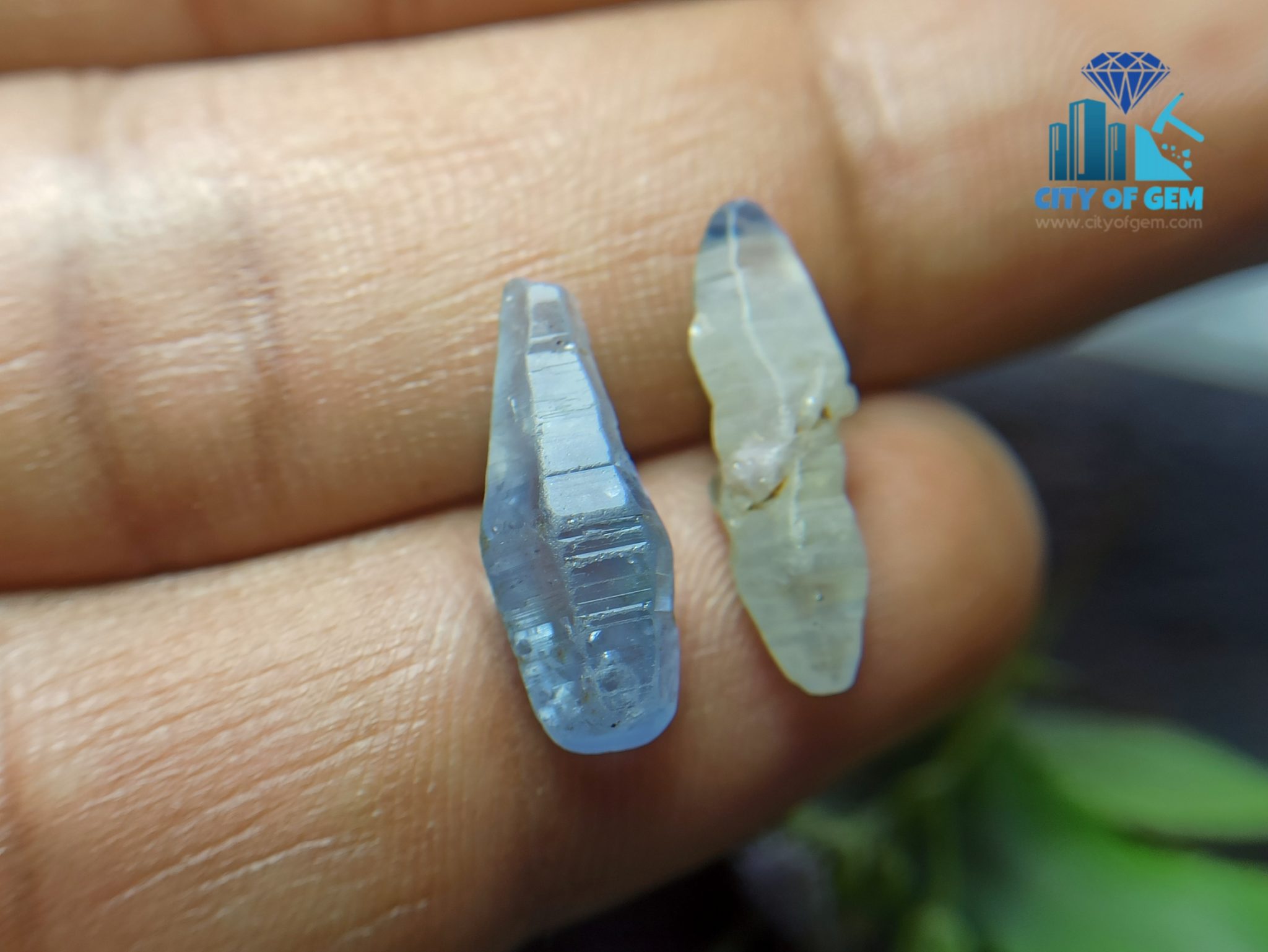Ceylon Natural Sapphire Complete Crystal Couple from Rambuka Village