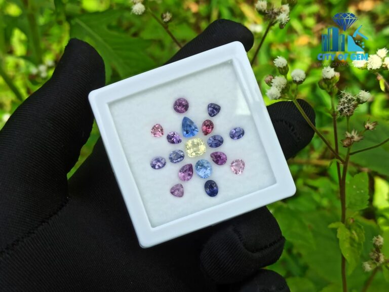 Ceylon Natural Sapphire Faceted Stone Collection