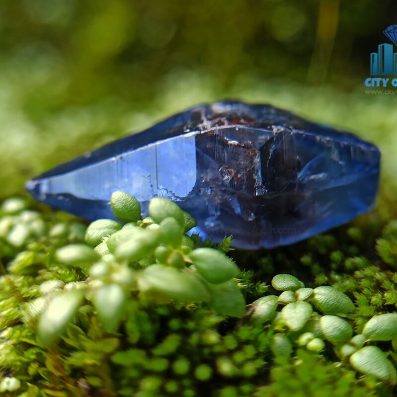 Kataragama Blue Sapphire Crystal - Natural Royal Blue Sapphire Complete ...