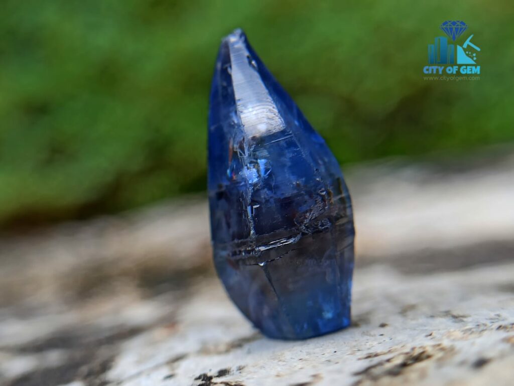Kataragama Blue Sapphire Crystal - Natural Royal Blue Sapphire Complete ...