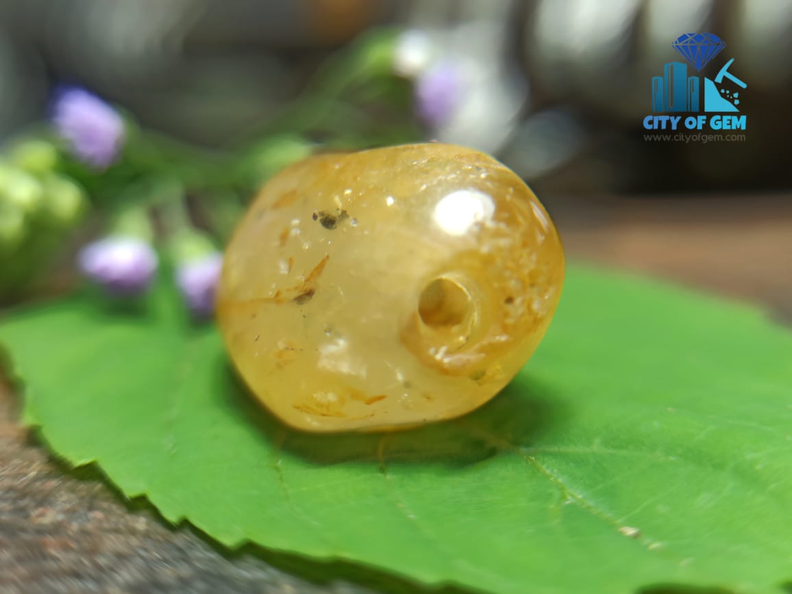 Unveiling the Mystique: Ancient Natural White Sapphire Mukkaru Bead