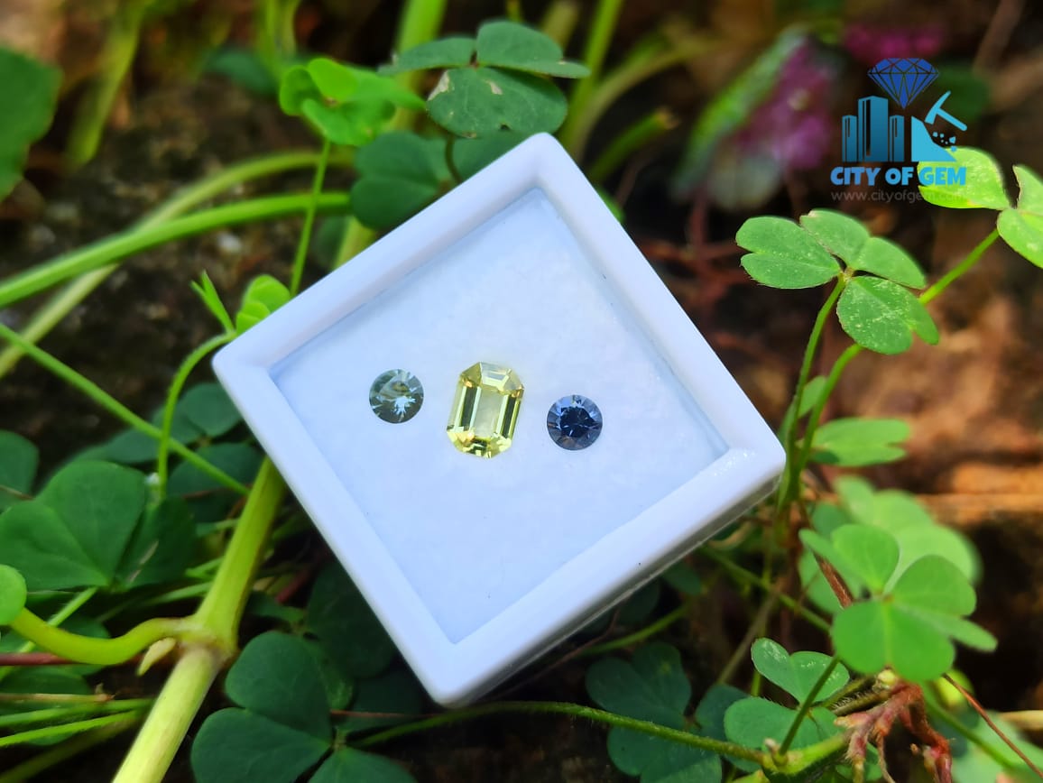 Natural Chrysoberyl & Gray Spinel Gemstones for Jewelry Design