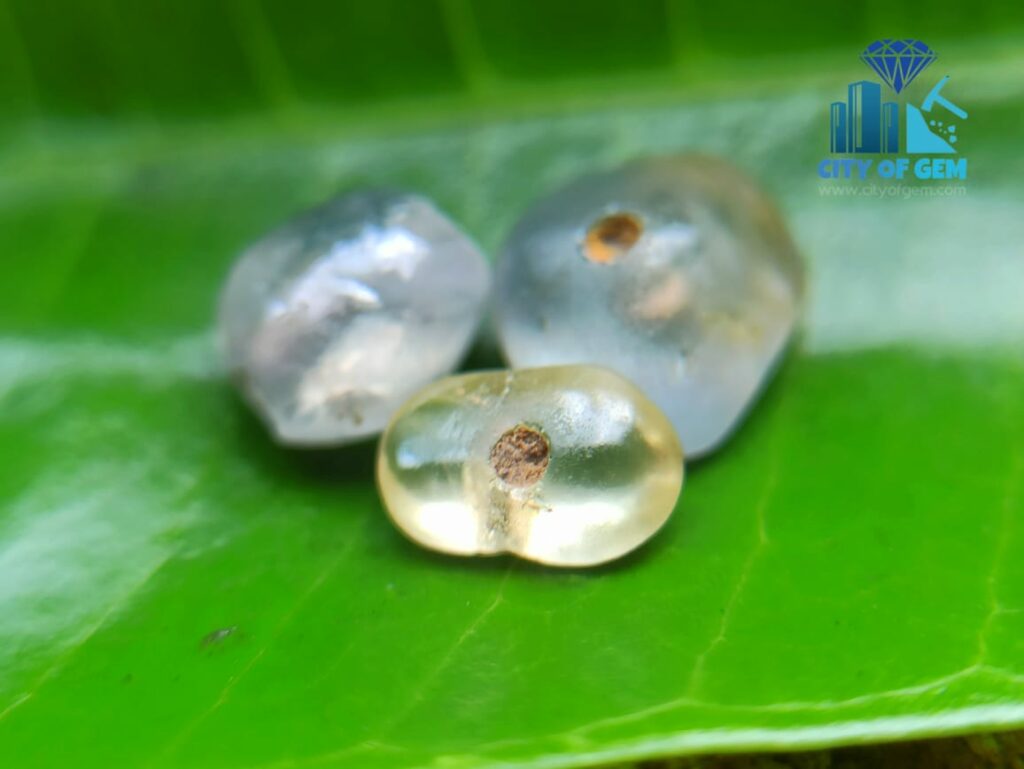 Ancient Natural Sapphire Mukkaru Beads