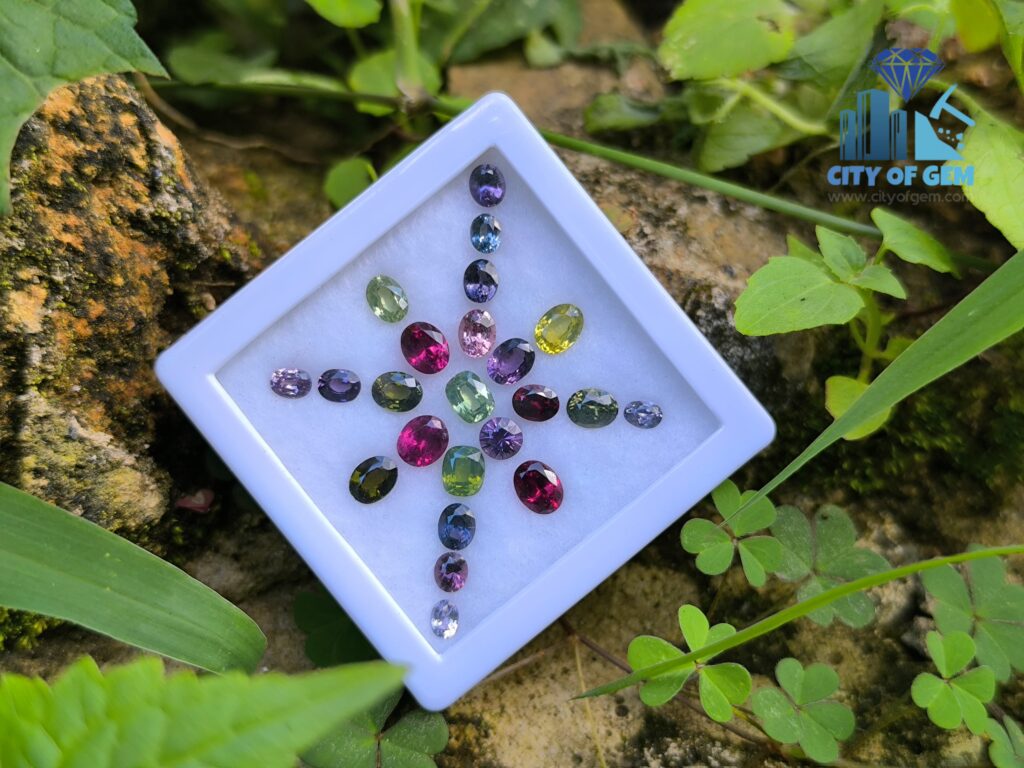 Ceylon Natural Spinel, Zircon, Garnet Mix Color Collection for Jewelry ...