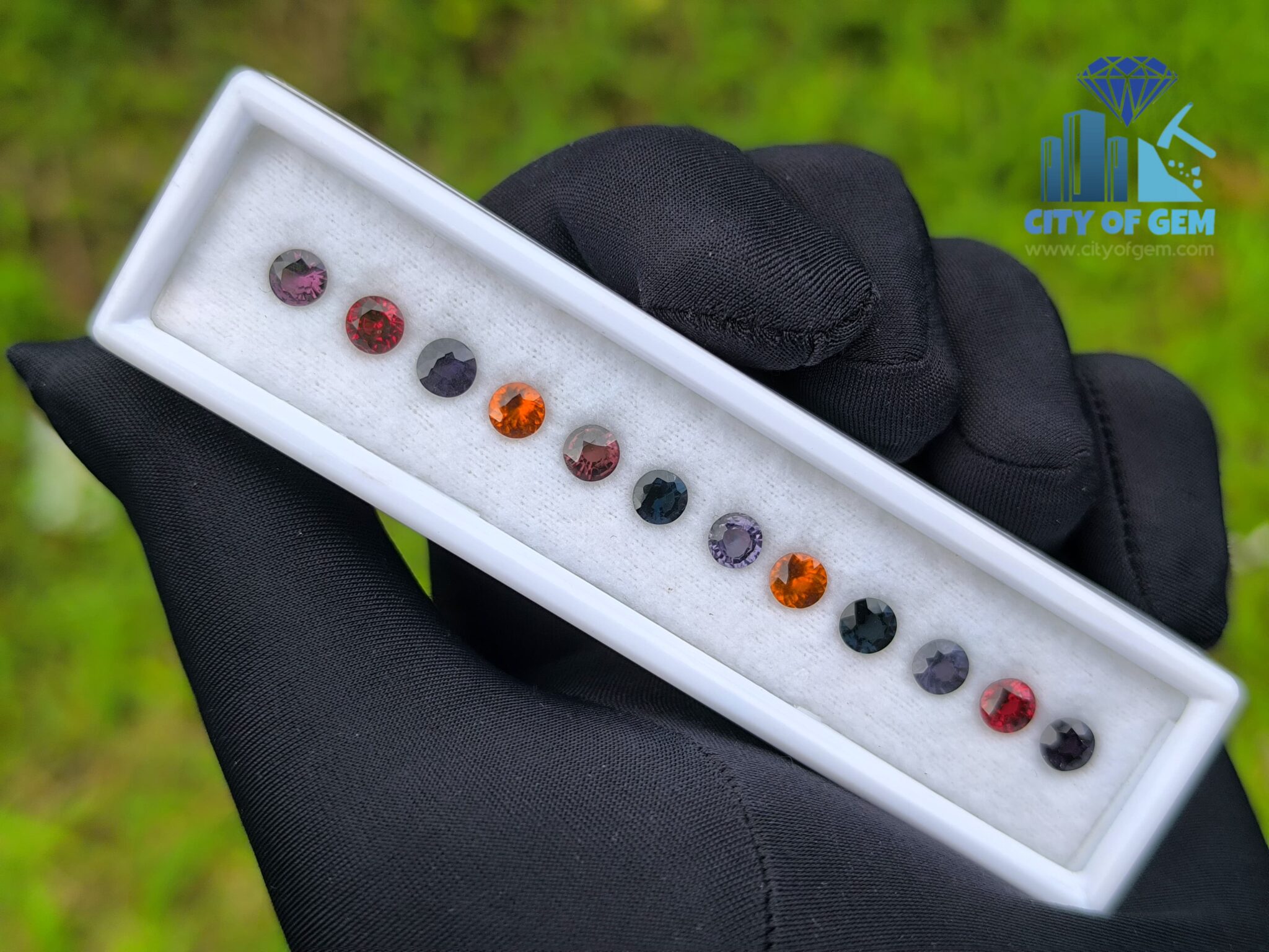 Ceylon Natural Garnet & Spinel Round Collection for Jewelry Designs