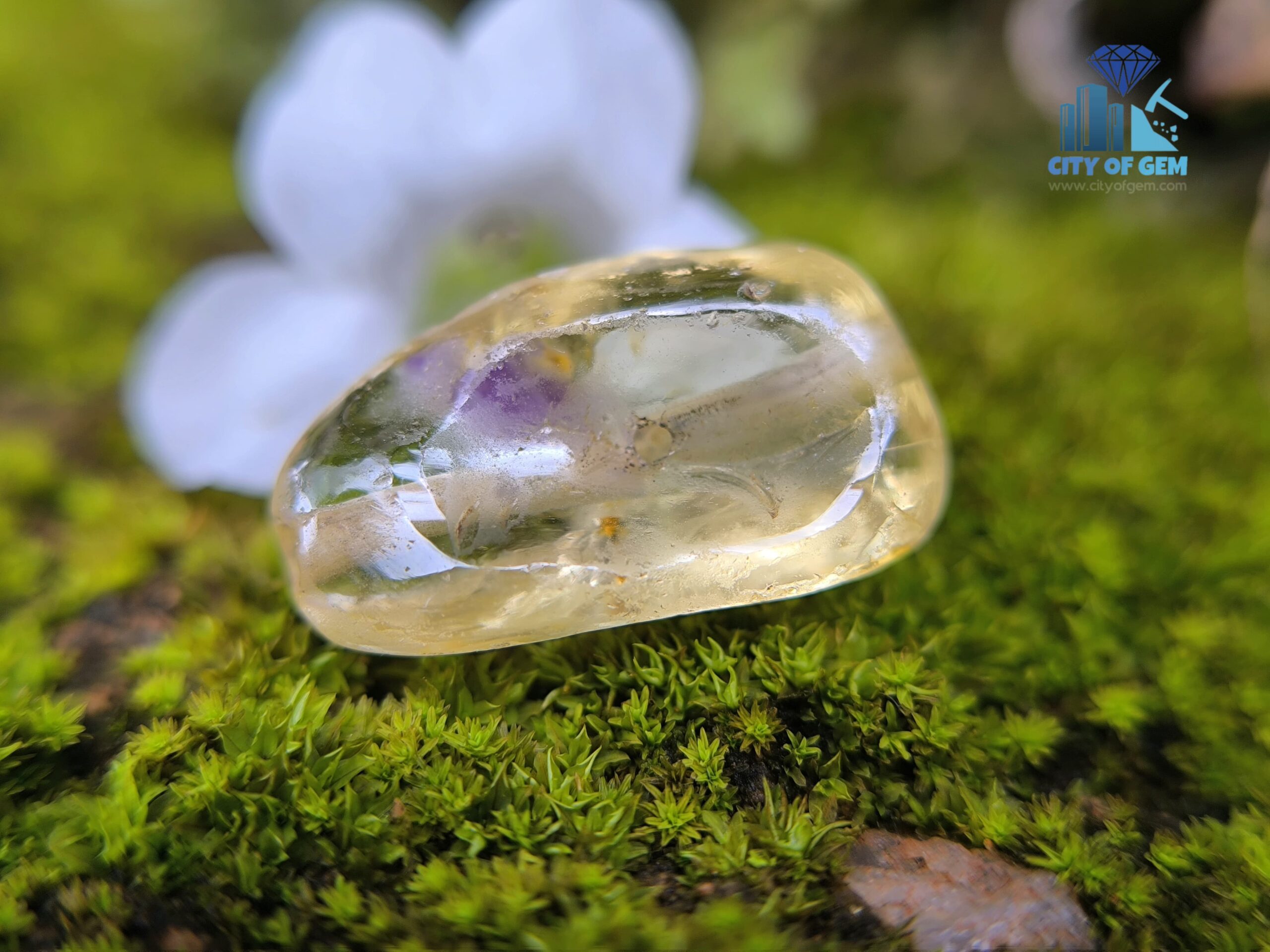 Ancient Natural Yellow Sapphire Mukkaru Bead from Ancient Galpaya Village