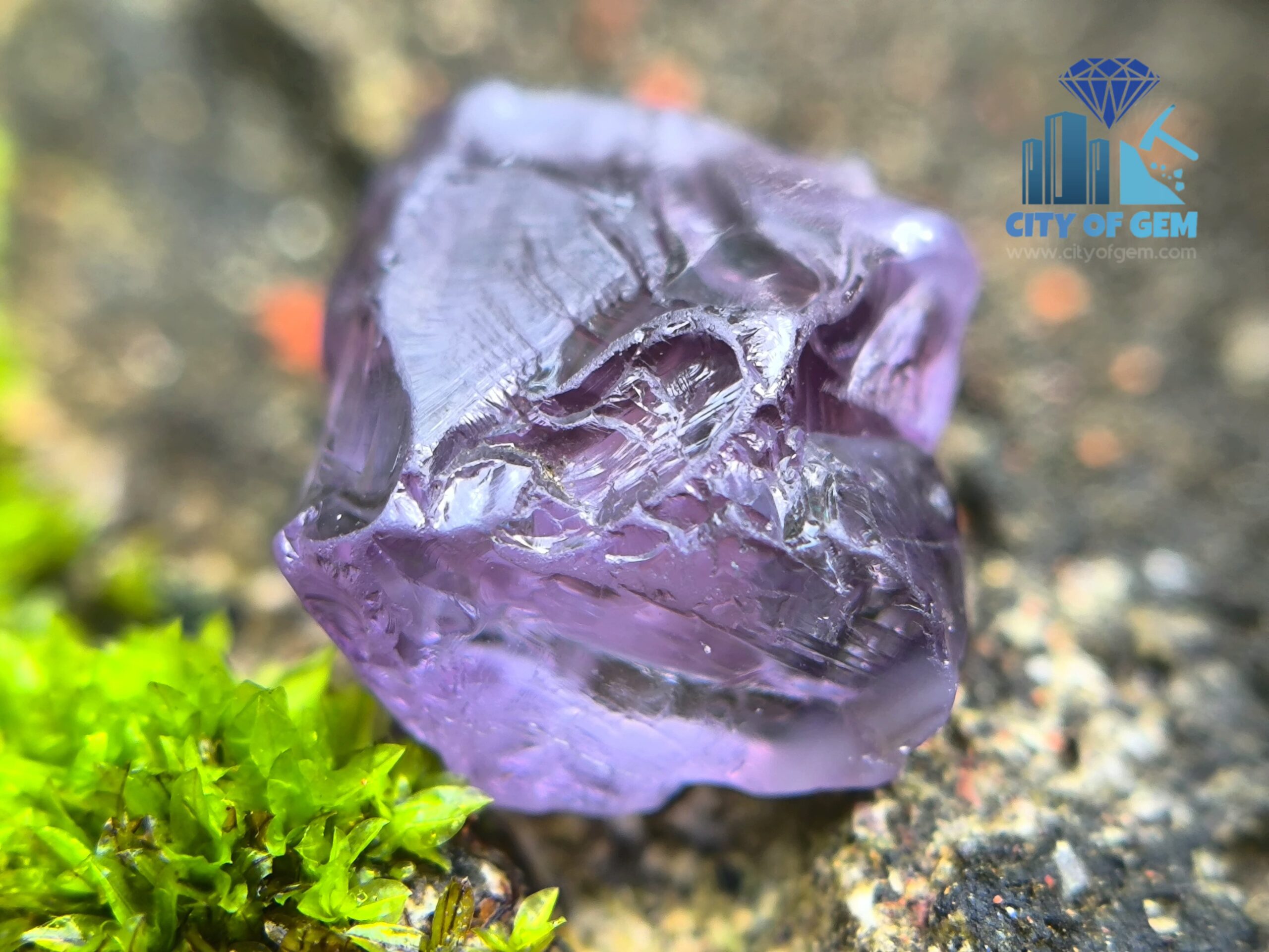 Facet Grade Ceylon Natural Purple Spinel Rough