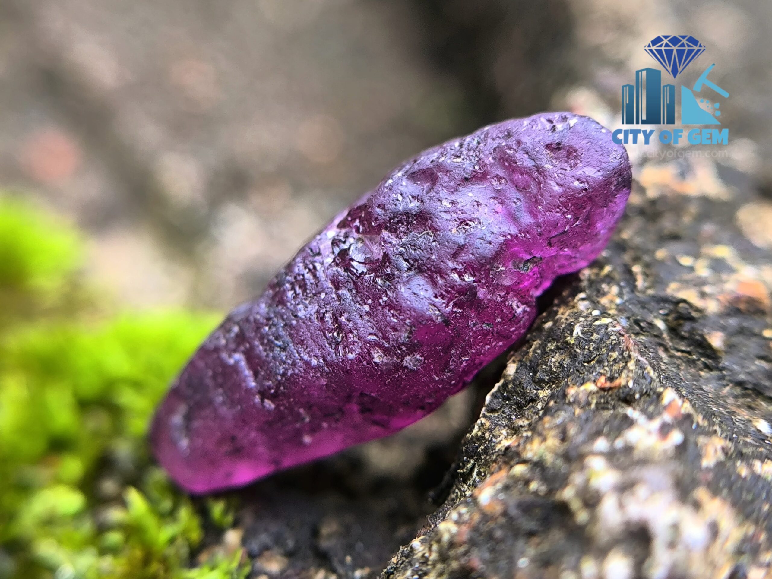 Ceylon Natural Ruby Crystal