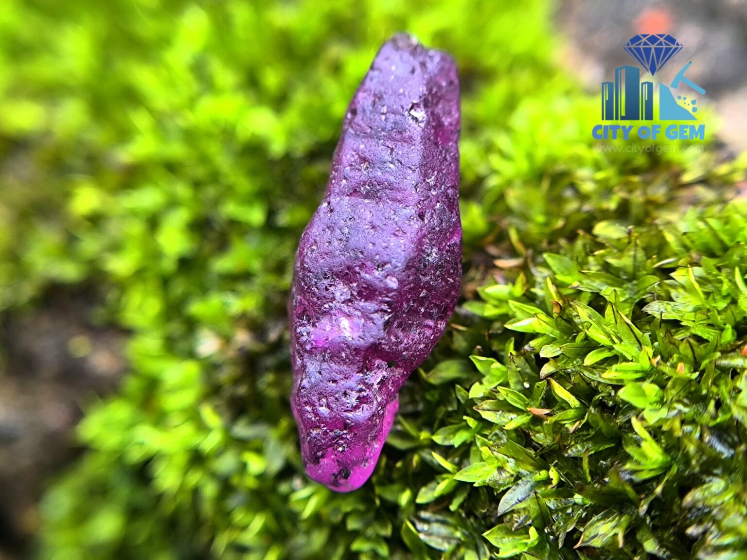 Ceylon Natural Ruby Crystal