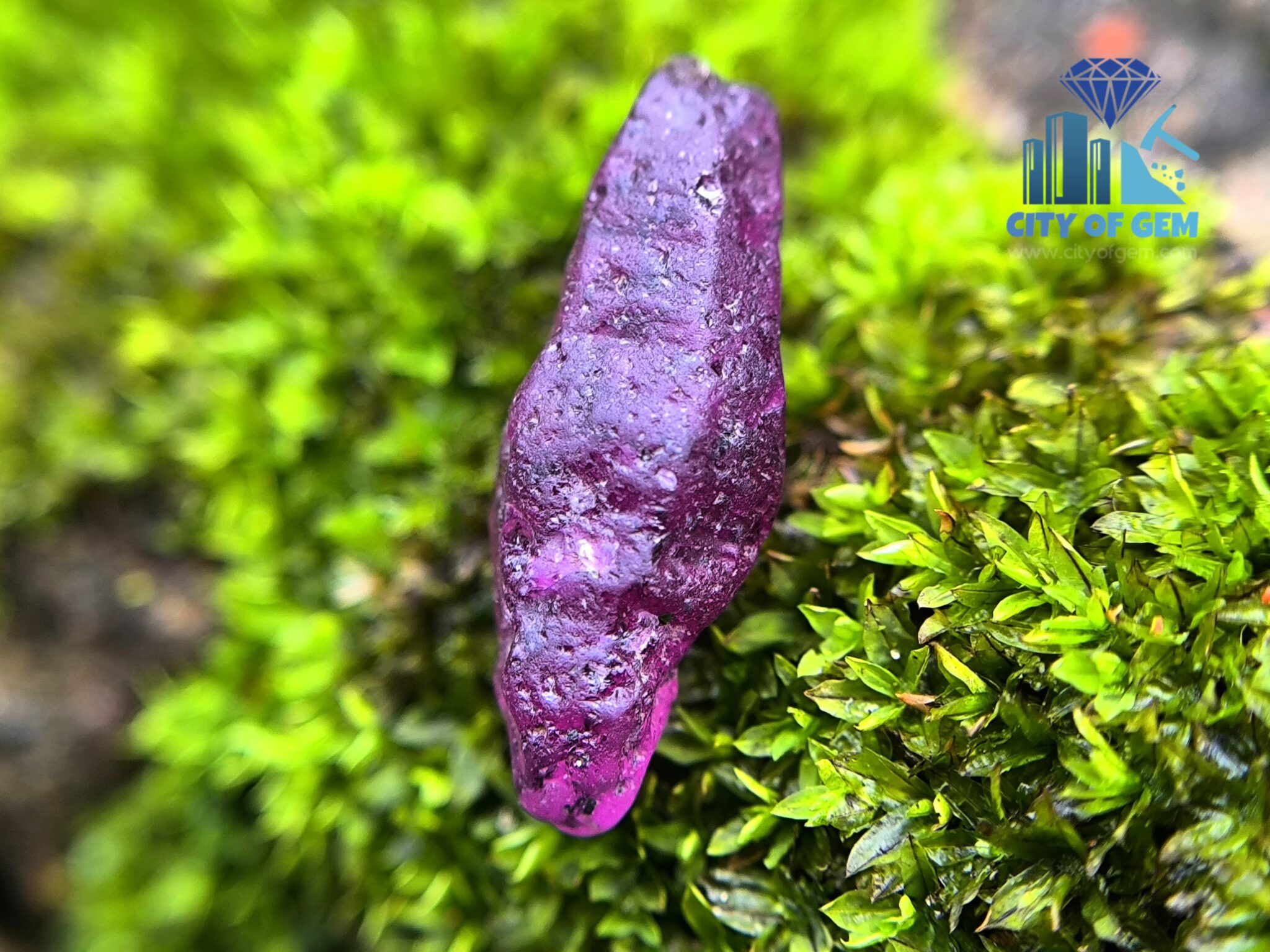 Ceylon Natural Ruby Crystal