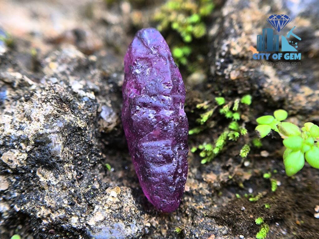Ceylon Natural Ruby Crystal