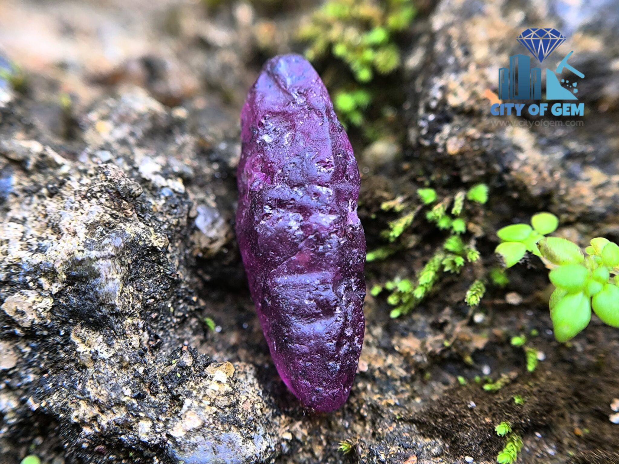 Ceylon Natural Ruby Crystal
