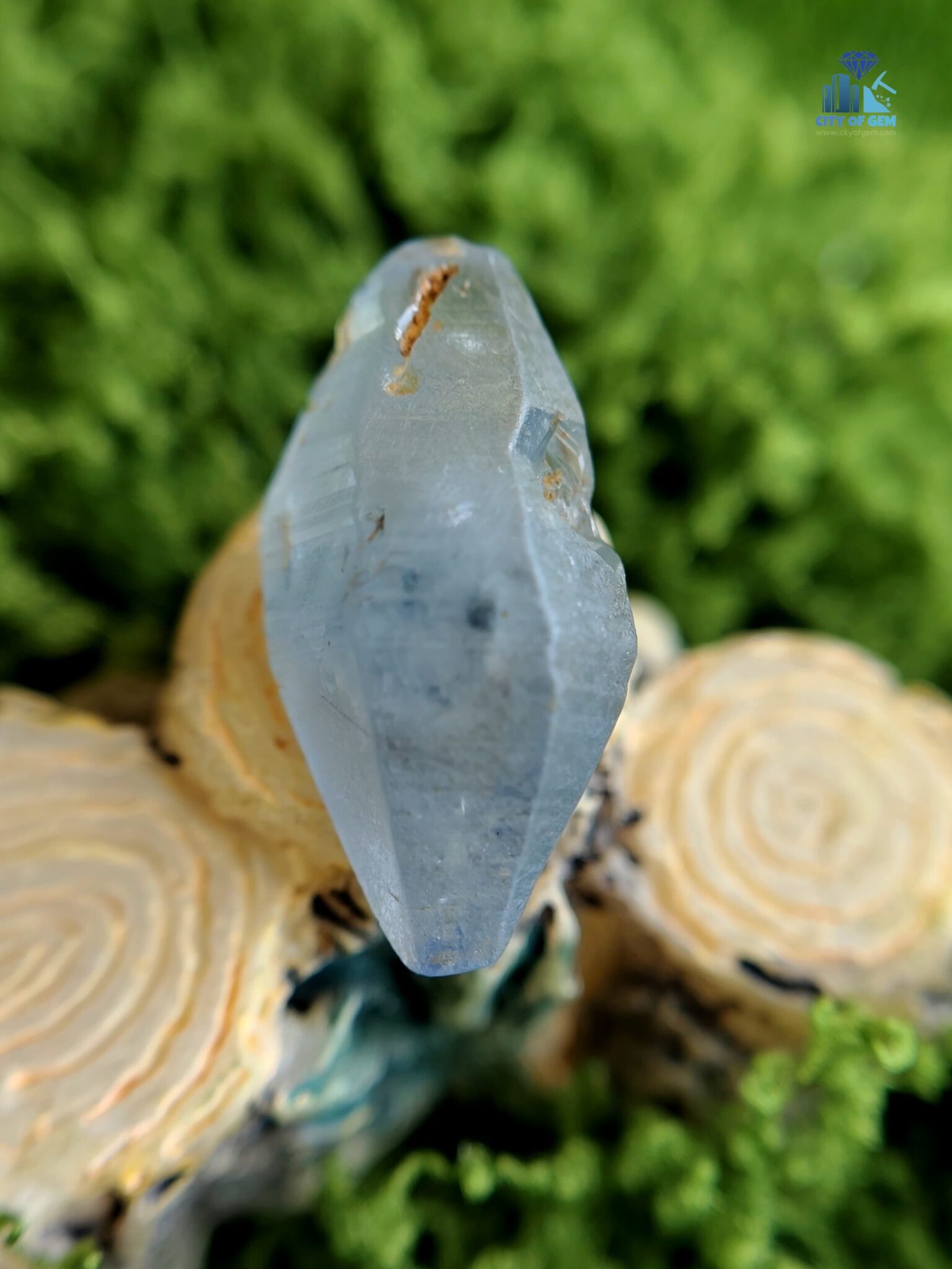Ceylon Natural Double Terminated Bipyramidal Complete Crystal