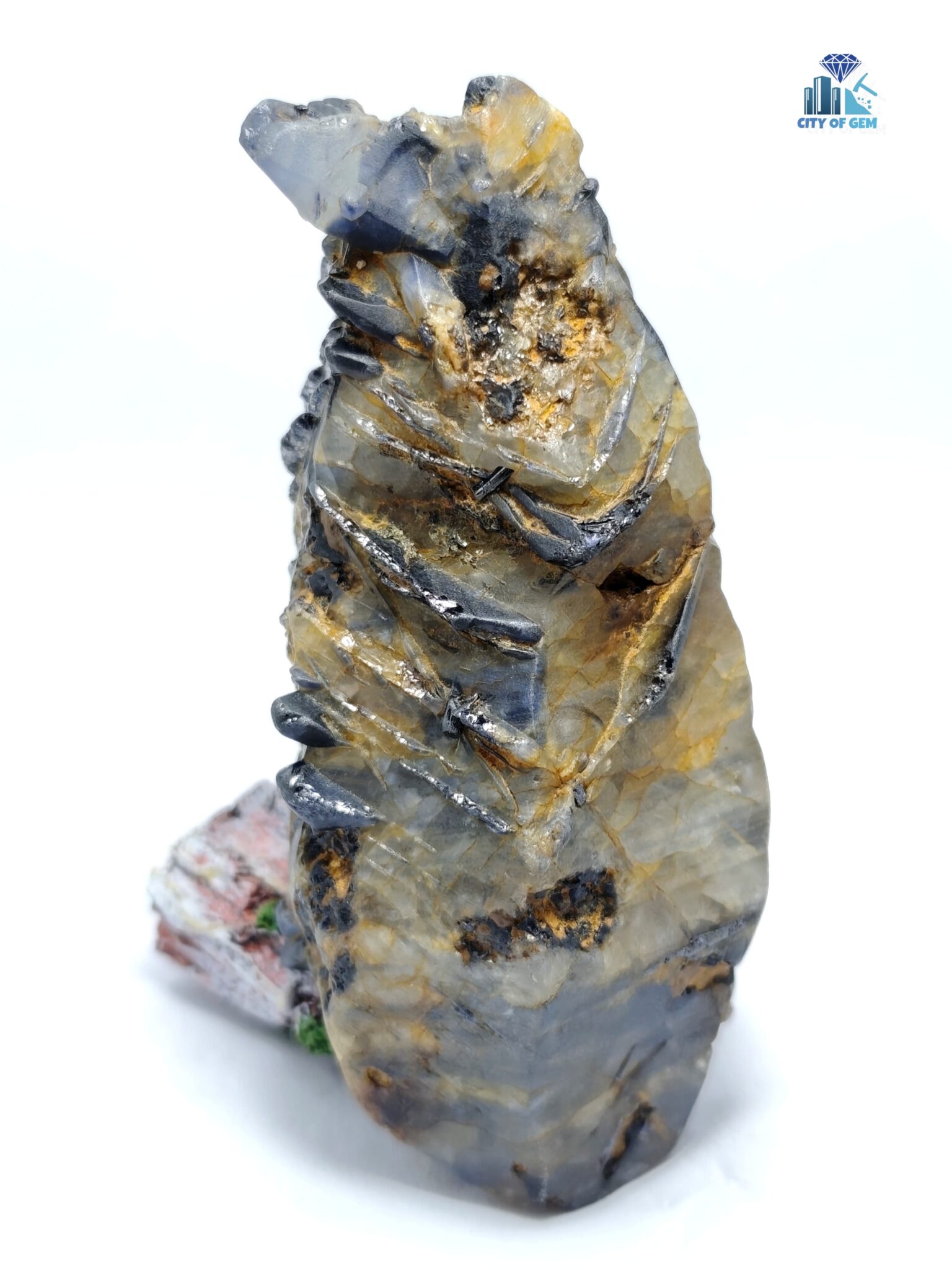 Godzilla Crystal - Ceylon Natural Huge Blue Sapphire Crystal with ...