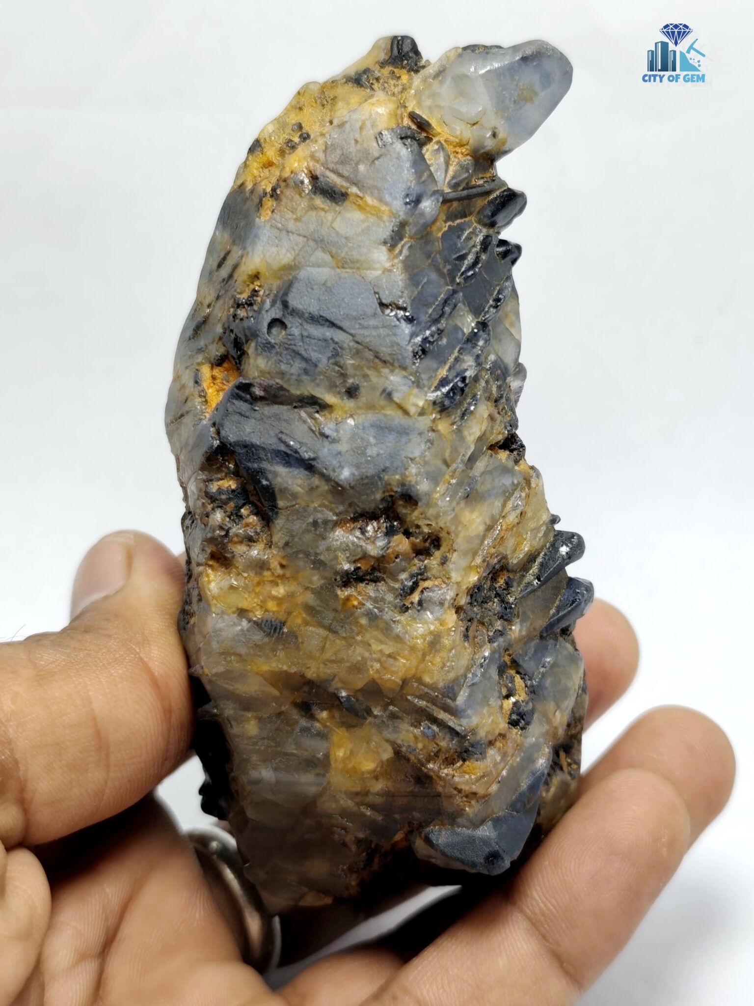 Godzilla Crystal - Ceylon Natural Huge Blue Sapphire Crystal with ...