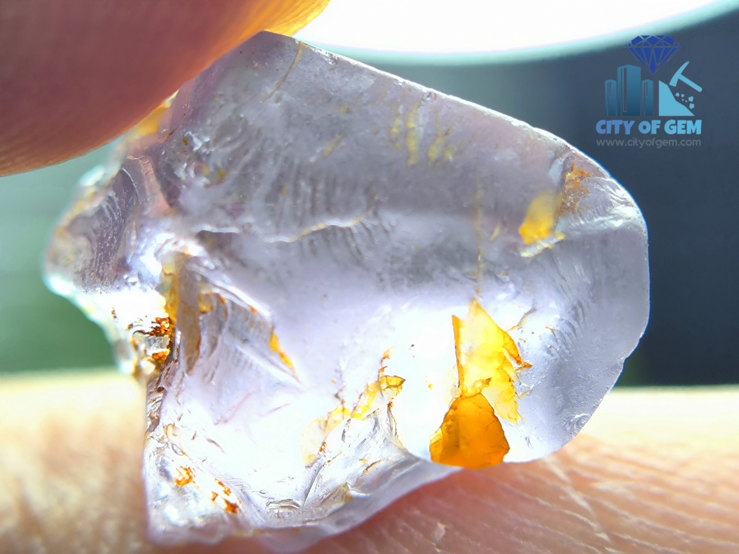 Facet Grade Ceylon Natural Lavender Spinel Rough