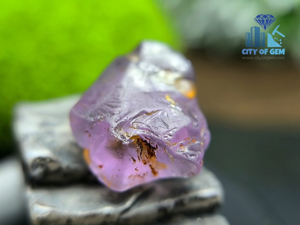 Facet Grade Ceylon Natural Lavender Spinel Rough