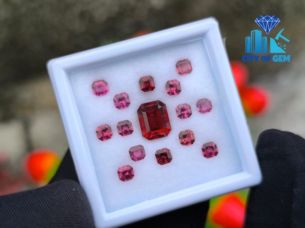 Ceylon Natural Garnet Collection for Jewellery Design
